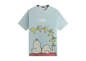 Kith X Peanuts Woodstock Doghouse Comic Vintage Tee Shirt Glisten