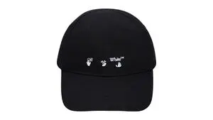 Off-White Hands Off Logo Baseball Cap - Black