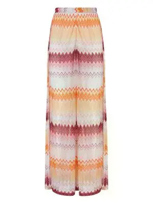 Missoni Zigzag-pattern Trousers - Pink