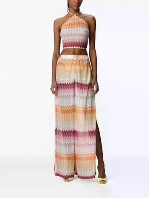 Missoni Zigzag-pattern Trousers - Pink