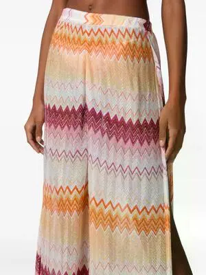 Missoni Zigzag-pattern Trousers - Pink