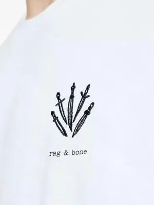 Rag & Bone Logo-print T-shirt - White