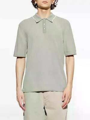 Rag & Bone Jersey Polo Shirt - Grey