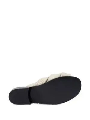 SCAROSSO Bebe Slides - Neutrals