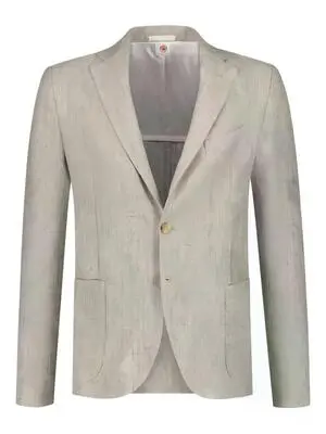 LUIGI BORRELLI Single-breasted Blazer - Neutrals