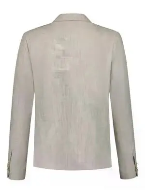 LUIGI BORRELLI Single-breasted Blazer - Neutrals