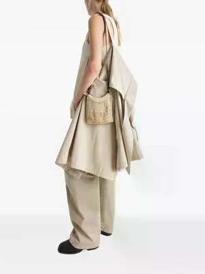 LEMAIRE Mini Filt Net Crossbody Bag - Neutrals
