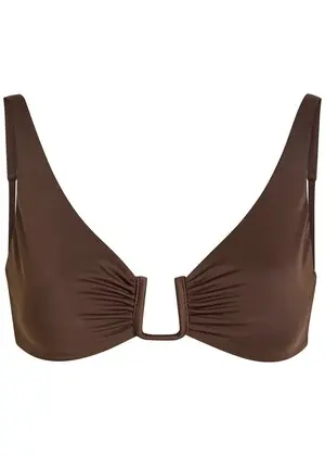 AWAY THAT DAY Palma Bikini Top - Chocolate