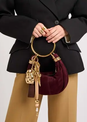 Chloé Pineapple Charm Keyring - Gold