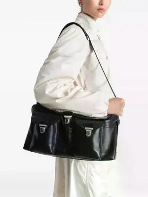 LEMAIRE Week-end Gear Shoulder Bag - Black