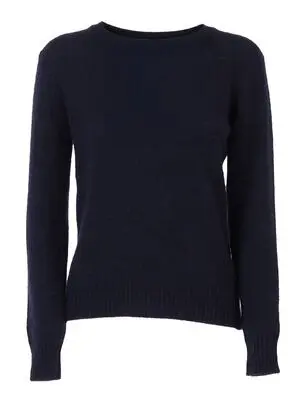 PHI FDL Long Sleeve Crew Neck Sweater - Blue
