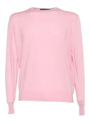 PHI FDL Girocoll Crewneck Sweater - Pink