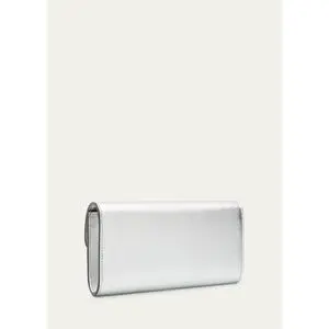 JIMMY CHOO Bing Crystal Embellished Wallet - Silver