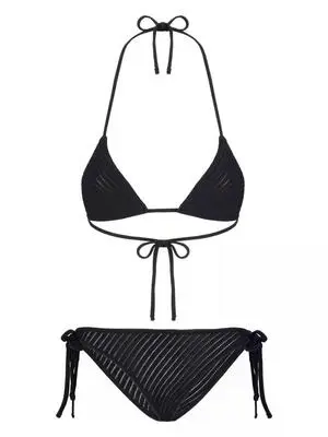 LANEUS Knitted Bikini - Black