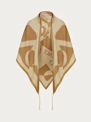 FERRAGAMO Venna Logo Handkerchief Top - Beige