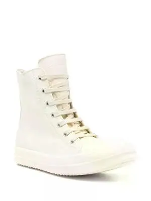 Rick Owens Leather High-top Sneakers