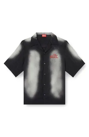 DIESEL® S-elly Camp Shirt - Deep/ Black