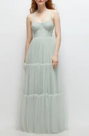 Dessy Collection Tiered Evening Dresses