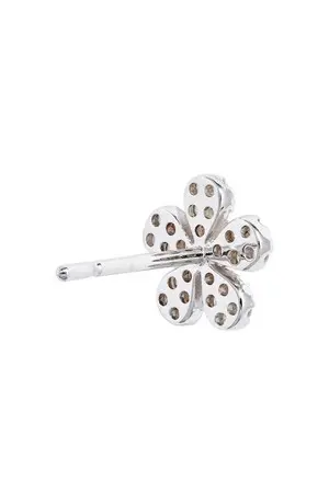 Meira T Diamond Pavé Flower Stud Earrings