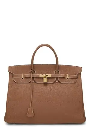 Hermès - Hermès Gold Fjord Birkin 40