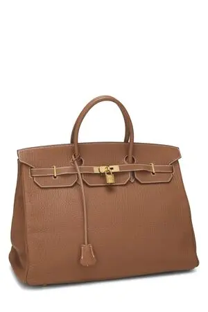 Hermès - Hermès Gold Fjord Birkin 40