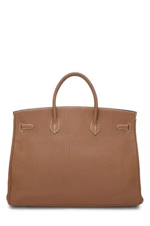 Hermès - Hermès Gold Fjord Birkin 40