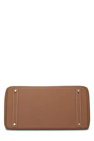 Hermès - Hermès Gold Fjord Birkin 40