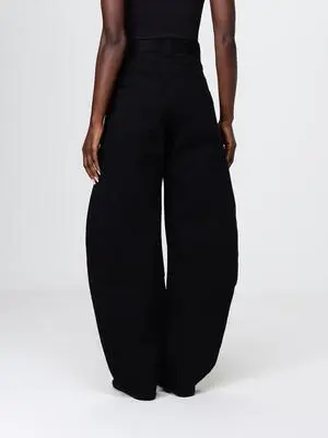 Alaïa Wide Leg Jeans - Black