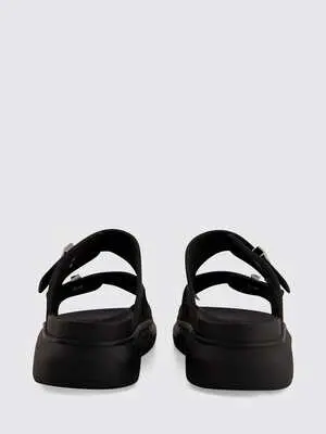Alexander McQueen Hybrid Rubber Sandals - Black
