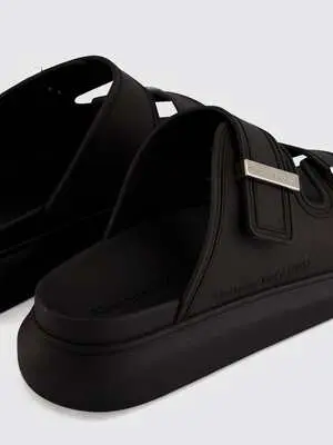 Alexander McQueen Hybrid Rubber Sandals - Black