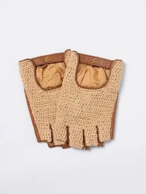 Karl Lagerfeld Fingerless Gloves - Natural