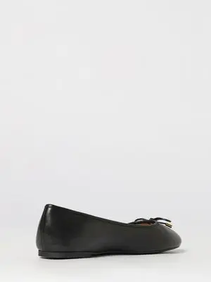 Ralph Lauren Ballet Flats With Bow Detail - Black