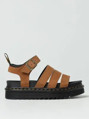 Dr. Martens Flat Leather Sandals Leather