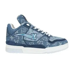 LOUIS VUITTON Trainer Monogram Denim Sneakers