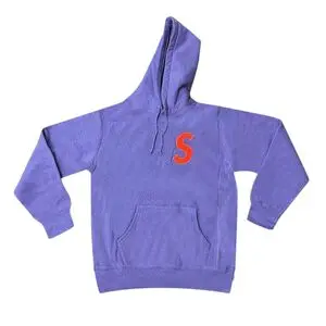 Supreme S Logo Hooded Sweatshirt - Purple