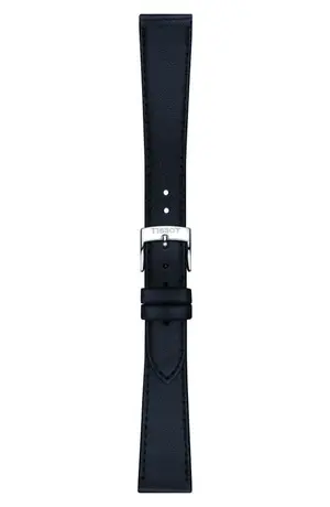TISSOT Stylist Leather Strap Watch - Blue Gradient