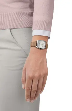TISSOT Stylist Leather Strap Watch