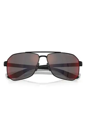 Prada 62mm Pilot Sunglasses