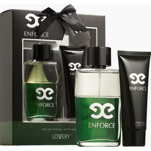 LOVERY Enforce Bath & Body Pampering Set - Black / Green
