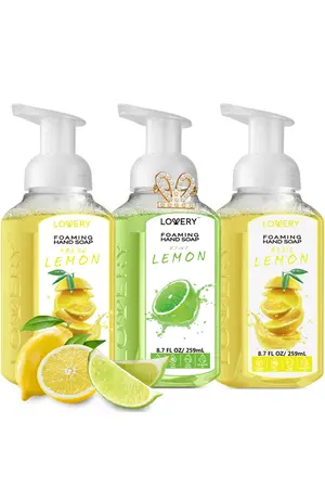 LOVERY Lovery Foaming Hand Soap Pack Of 3 Lemon Lime