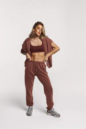 LDMA All Day Joggers - Espresso Rose