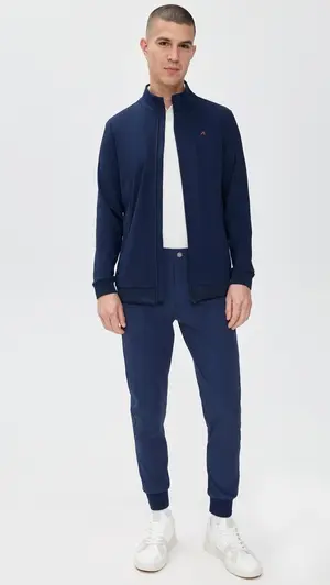 REDVANLY Wilder Lightweight Jacket - Midnight Navy