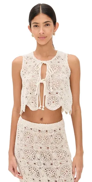 4TH & RECKLESS Laurenne Crochet Top