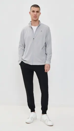 REDVANLY Wilder Lightweight Jacket - Glacier Grey