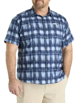 Columbia Big & Tall Utilizer Sport Shirt - Collegiate
