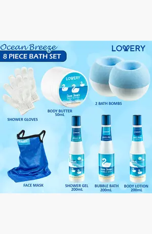 LOVERY 10-piece Bath Set