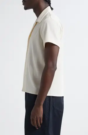 SECOND / LAYER Avenue Camp Shirt - White 0053