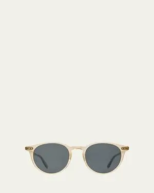Garrett Leight Clune Sun Round Sunglasses - Blonde