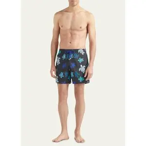 Vilebrequin Turtle-print Swim Shorts
