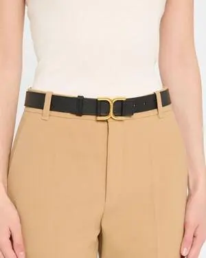 Chloé Marcie Leather Belt - Black